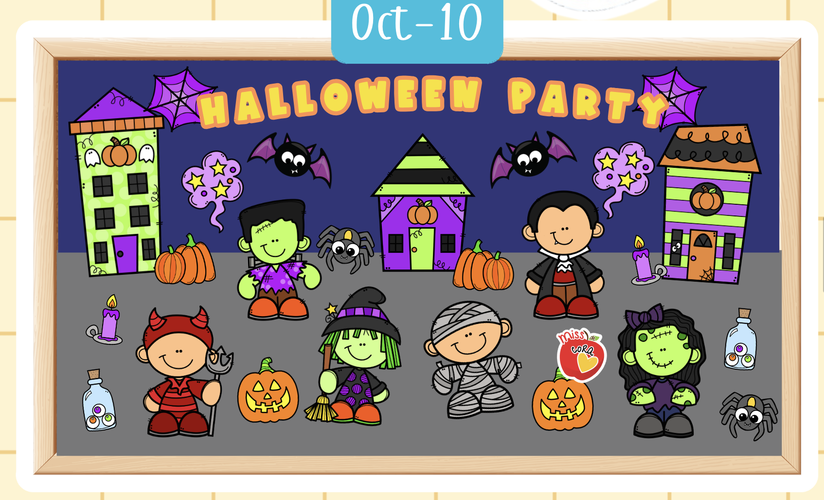 Friso: Halloween party (Octubre) | Miss de cora