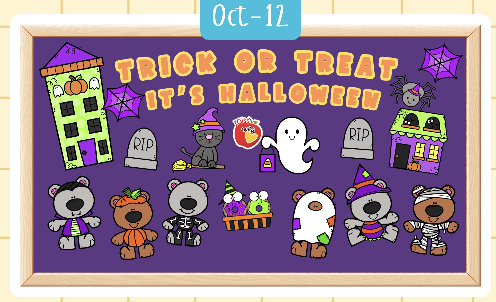 Friso: Trick or treat It's Halloween (Octubre) | Miss de cora