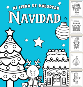 Libro de colorear: Navidad | Miss de cora