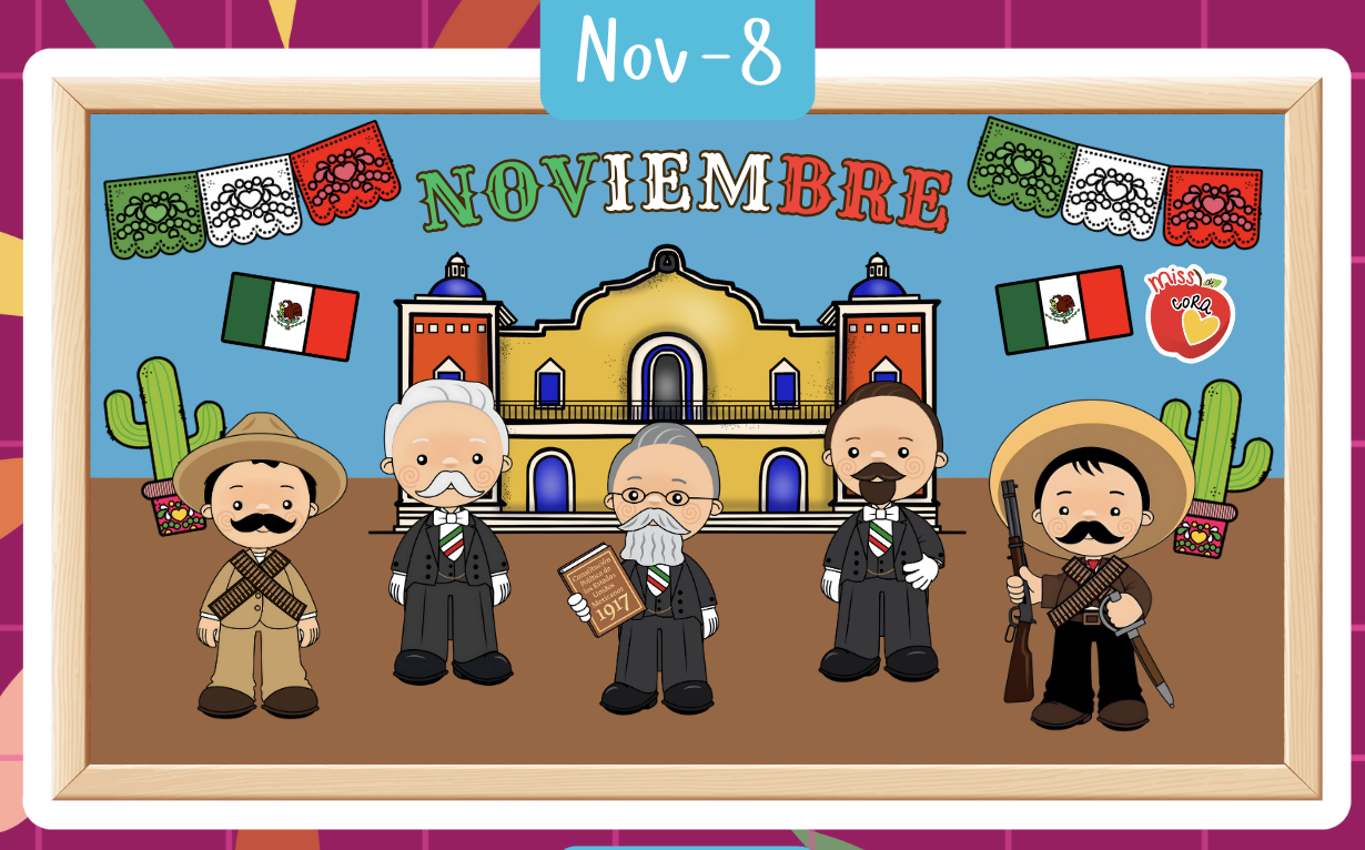 Friso: Lideres - Revolución Mexicana (Noviembre) | Miss de cora