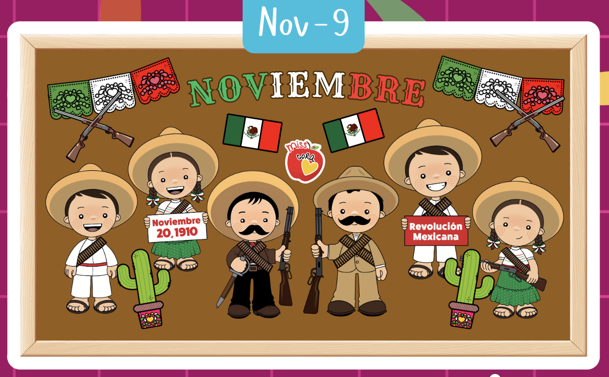 Friso: Lideres 2 - Revolución Mexicana (Noviembre) | Miss de cora