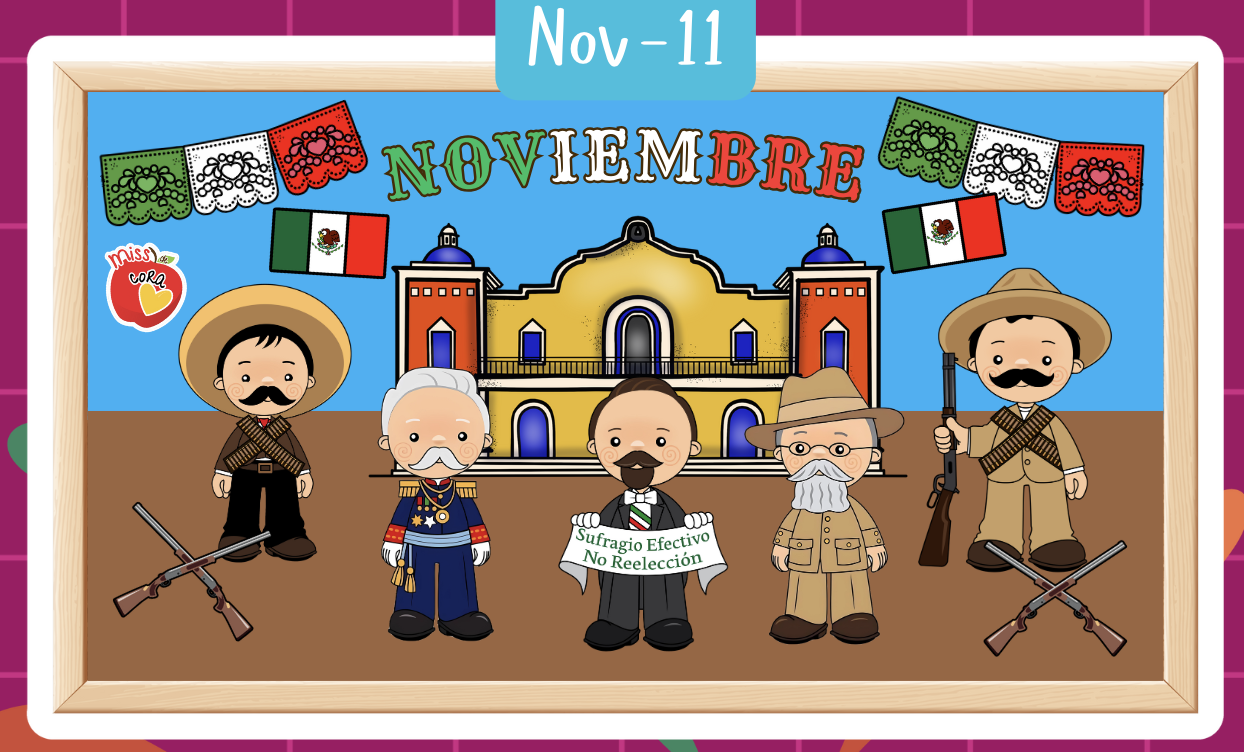 Friso: Tierras - Revolución Mexicana (Noviembre) | Miss de cora