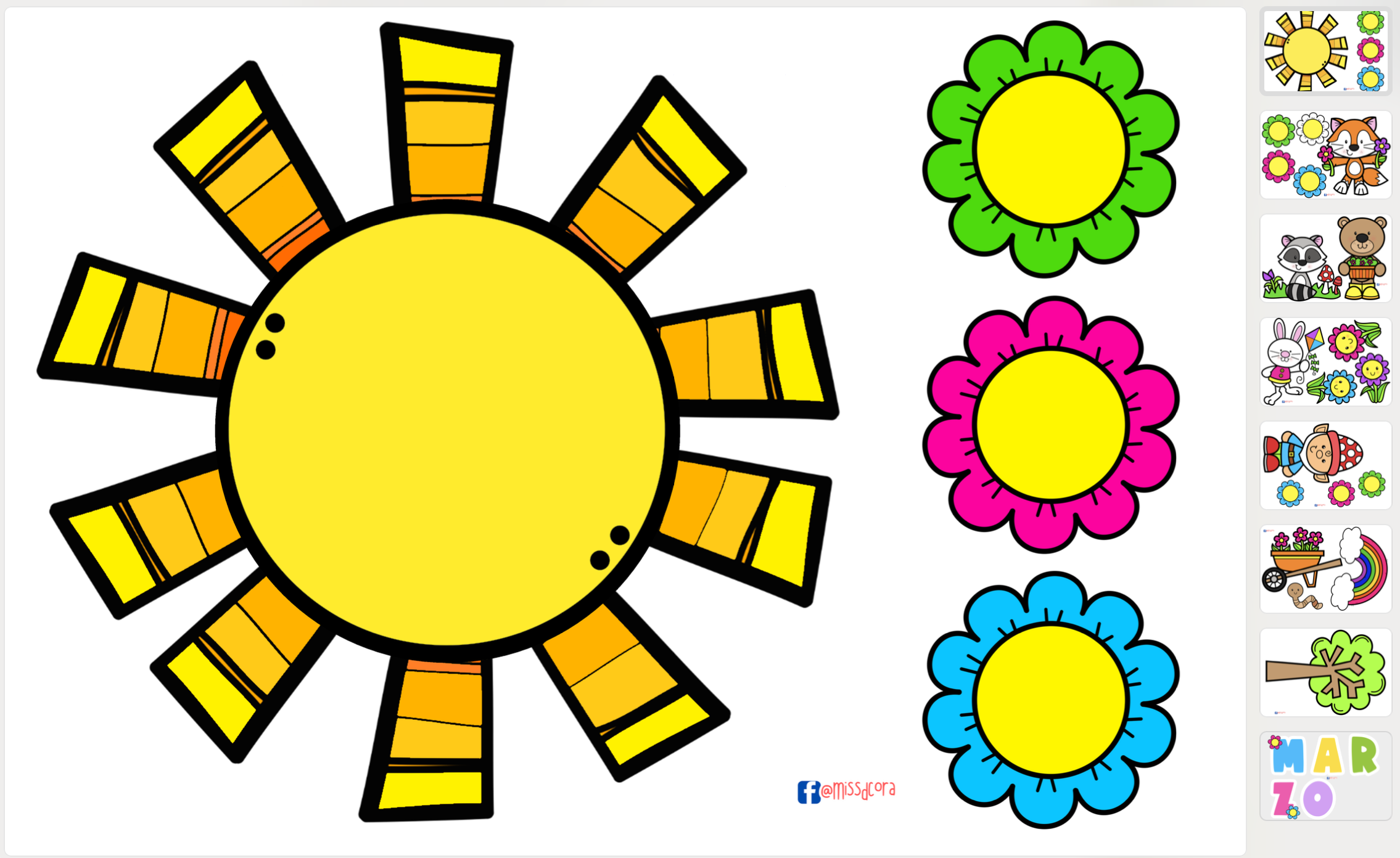 Friso: Amigos de primavera (Marzo) | Miss de cora