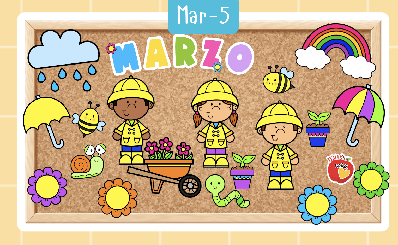 Friso: Lluvia de primavera (Marzo) | Miss de cora