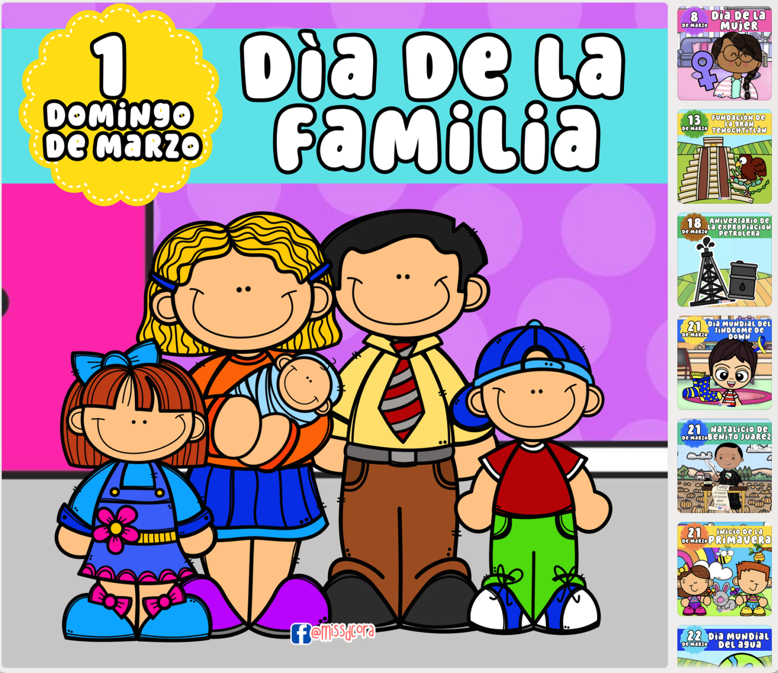 Efemérides de Marzo | Miss de cora