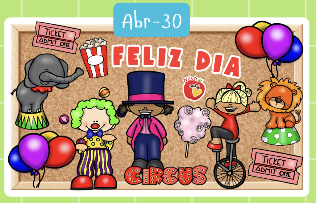 Frisos: Circo (Abril) | Miss de cora